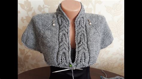 Кардиган спицами Реглан сверху Часть 3 Подрезы Youtube