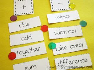 Learning To Add And Subtract FREE Printable