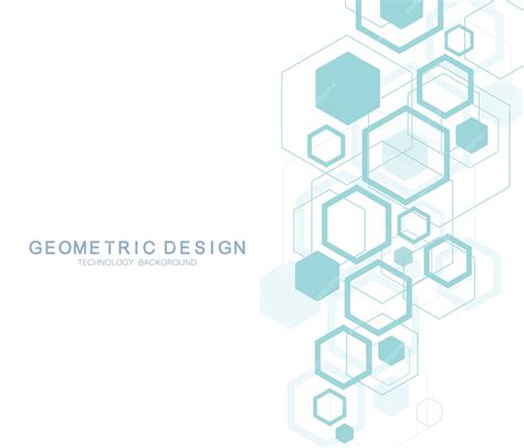 Premium Vector Geometric Abstract Molecule Background For Medicine