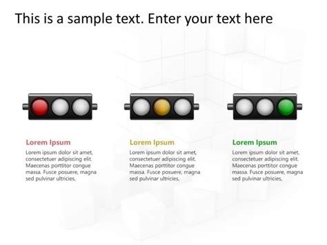 Traffic Light Status 1 PowerPoint Template Powerpoint Powerpoint Templates Presentation