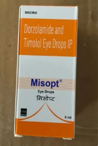 Misopt Eye Drop Packaging Type Bottle 5 Ml At Rs 400 Bottle In Nagpur Id 2855208901255