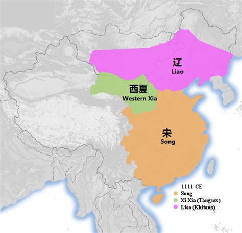 Xin Dynasty Map
