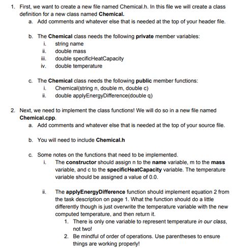 Solved C Implementing Classes Program Im Getting A