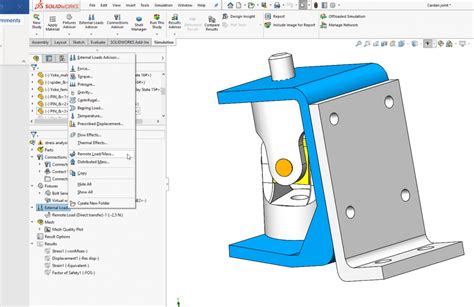 Enhancements In Propertymanager In Solidworks Simulation