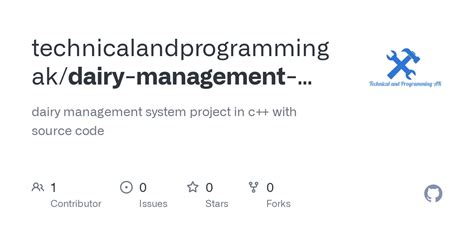 Github Technicalandprogrammingakdairy Management System Project In C