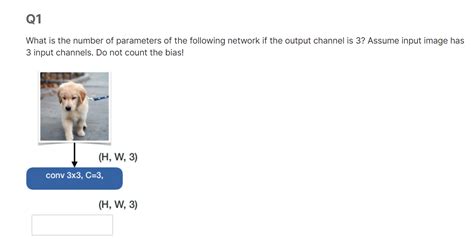What Is The Number Of Parameters Of The Following Chegg