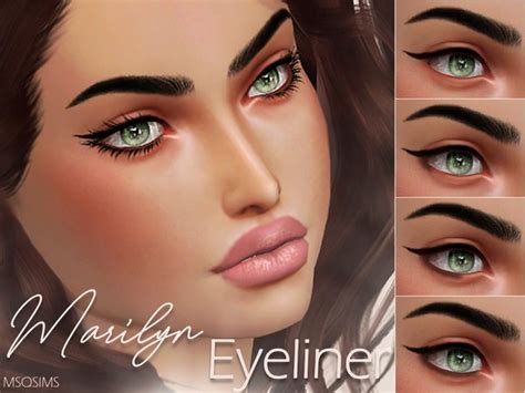 Marilyn Eyeliner 眼线下载 V1 0版本 模拟人生4 Mod下载 3dm Mod站