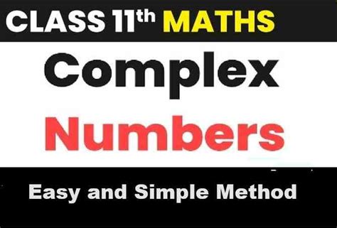 Complex Number Isc Class 11 Maths Understanding Solutions Icsehelp