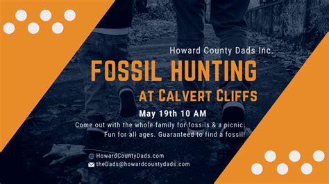 Upcoming Event Fossil Hunting At Calvert Cliffs Find Fossils Guarantee Howard County Dads