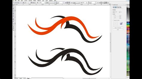 basics of vector drawing coreldraw part 3 tracing objects youtube