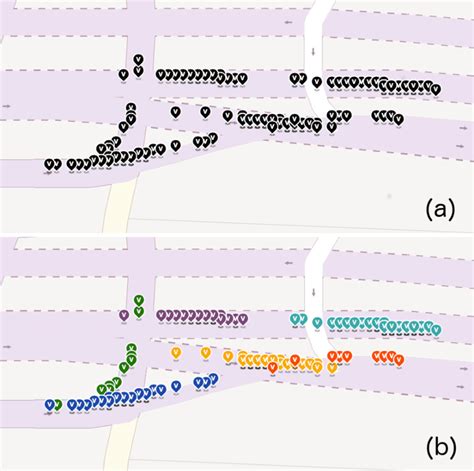 Example Of Cluster Reconstruction In Complex Road Topology The Space Download Scientific