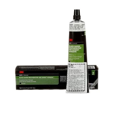 3m™ Black Super Weatherstrip And Gasket Adhesive 08008 5 Fl Oz