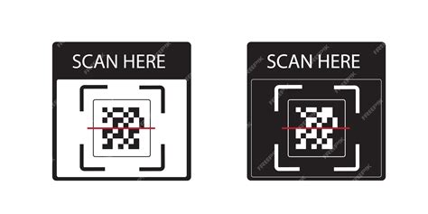 Premium Vector Qr Code Scan Label Scan Qr Code Icon Scan Me Text Vector Illustration