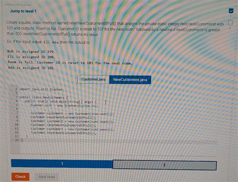 Solved 3 Jump To Level 1 Create A Public Static Method Named