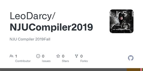 GitHub LeoDarcy NJUCompiler NJU Compiler Fall