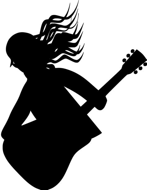 Svg 기타리스트 무료 Svg 이미지 및 아이콘 Svg Silh