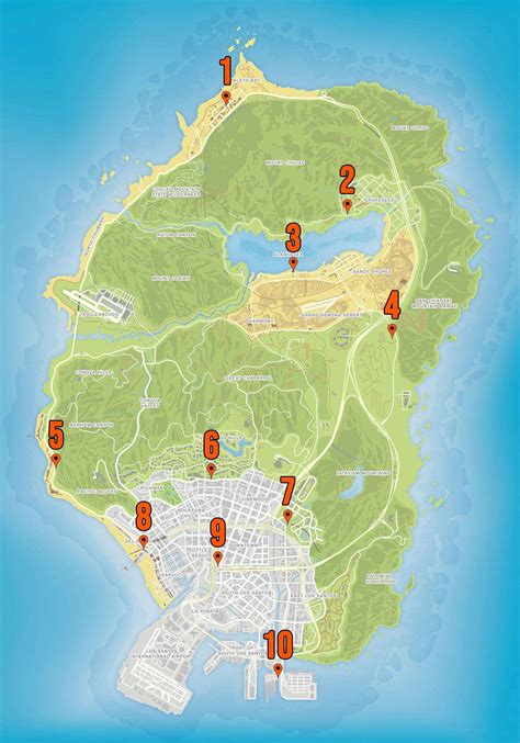 Gta Online Map Locations