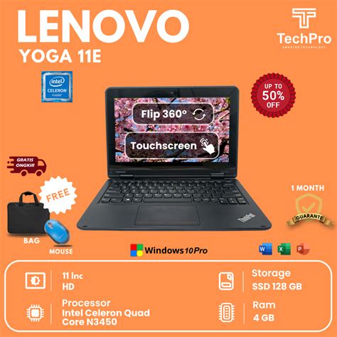 Jual Laptop Lenovo Thinkpad Yoga E Ram Gb Ddr Gb Ssd Layar Mewah Second