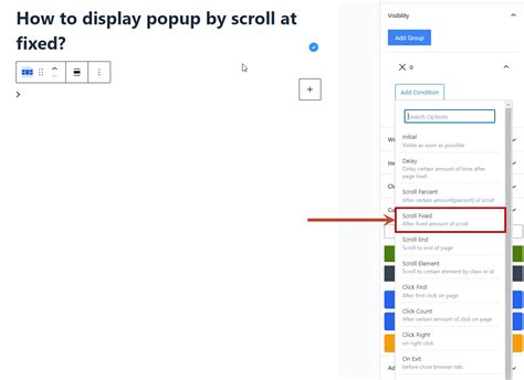 How To Display Popup By Scroll At Fixed