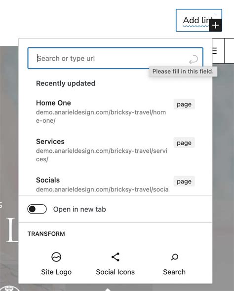 How To Create A Header In A Block Wordpress Theme Fse