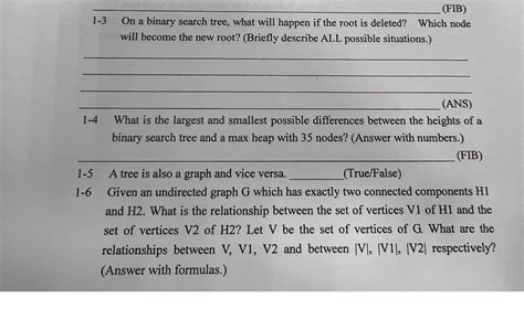 Solved Fib1 3 ﻿on A Binary Search Tree What Will Happen