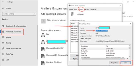 Printer Driver Information How To Determine The Version And Type Of A