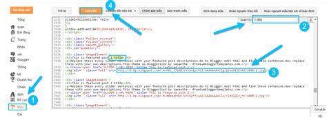 Hướng dẫn cách đổi Slide ảnh trong Blogspot