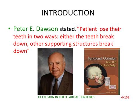 Occlusion In Fixed Partial Denture Pptx Dental Health Diseases And Conditions