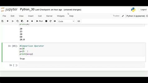 The Fundamentals Of Python Comparison Operator Youtube