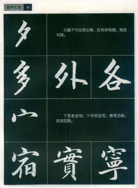 學習行書必看149張圖教會你標準的行書筆法及結構 壹讀