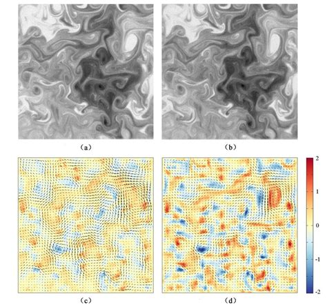 Results On Experimental Scalar Images A First Frame B Second