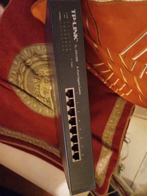 Tp Link Tl Sg1008 8 Port Gigabit Ethernet Switch Desktop Rack Mount Steel Cas £9 99 Picclick Uk