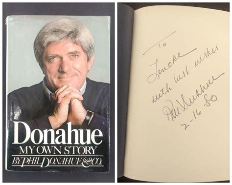 Phil Donahue Autographed Book Autographed Book Books Autograph