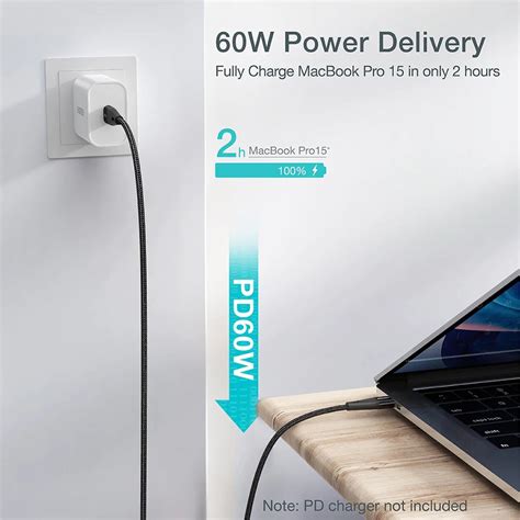 Choetech Xcc 1003 12m Usb C To Usb C Cable Elechoxcc1003 Mwave