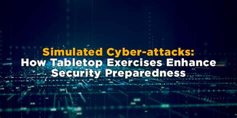 Simulated Cyber Attacks How Tabletop Exercises Enhance Security Preparedness