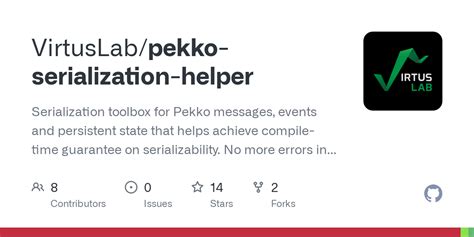 Github Virtuslabpekko Serialization Helper Serialization Toolbox