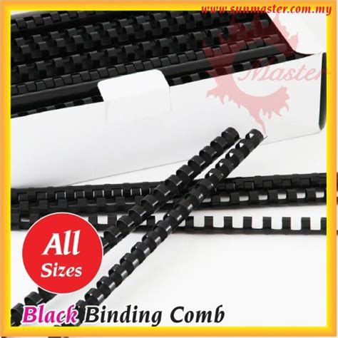 [loose]black Comb Binder Plastic Comb Binding Rings Binding Comb Ring Comb Binding Pvc