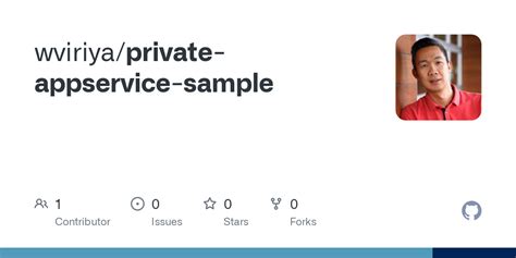Github Wviriyaprivate Appservice Sample