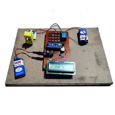 Password Based Door Lock Using Arduino Relay Project Hub