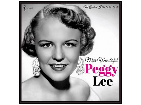 Peggy Lee Miss Wonderful Greatest Hits 1949 58 Lp Analog