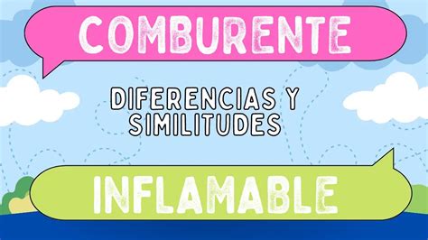 Diferencias Entre Comburente Y Inflamable