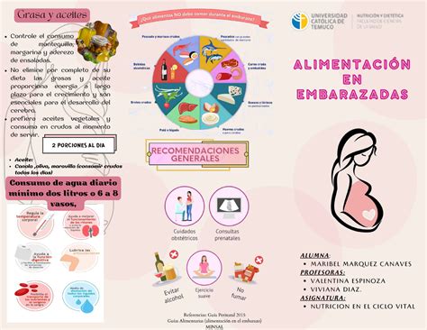 Alimentación En Embarazada A L U M N A M A R I B E