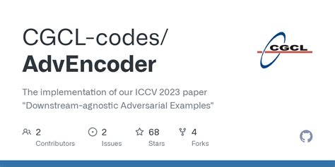 Github Cgcl Codesadvencoder The Implementation Of Our Iccv 2023
