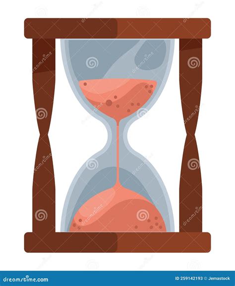 Hourglass Sand Timer Stock Vector Illustration Of Glass 259142193
