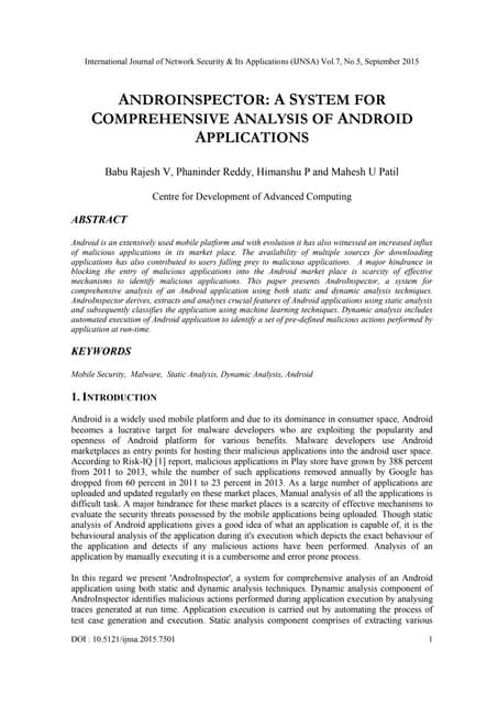 Permission Based Android Malware Detection Using Random Forest Pdf Operating Systems
