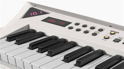 White Keytar Roland Ax Edge 3d Model 39 Obj Lxo Ma Max Fbx C4d Blend 3ds Free3d