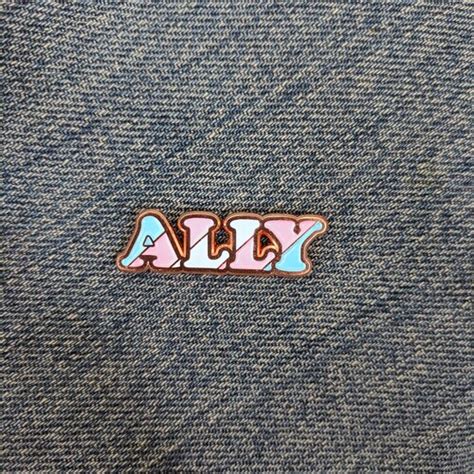 Ally Enamel Pin Etsy