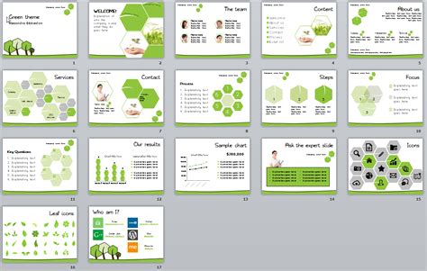 Green Theme Template Green Theme Templates Green