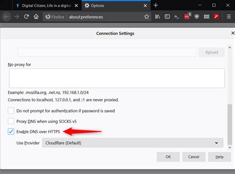 How To Enable DNS Over HTTPS In Firefox Digital Citizen