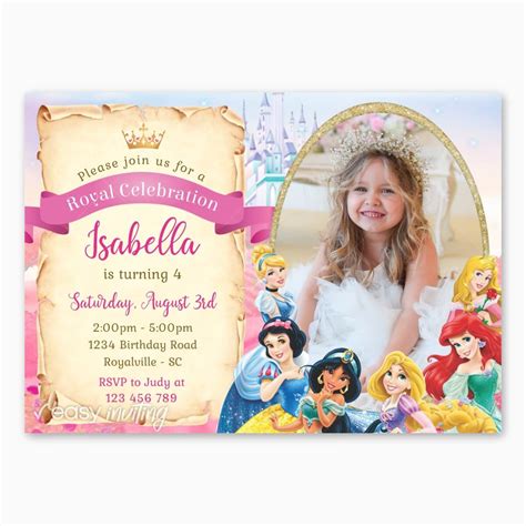 Disney Princess Theme Invitation Ph